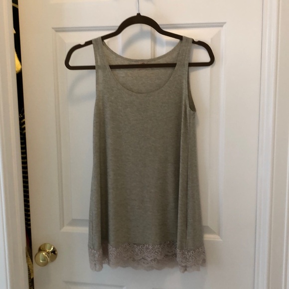 Anthropologie | Tops | Metallic Gold Tank | Poshmark